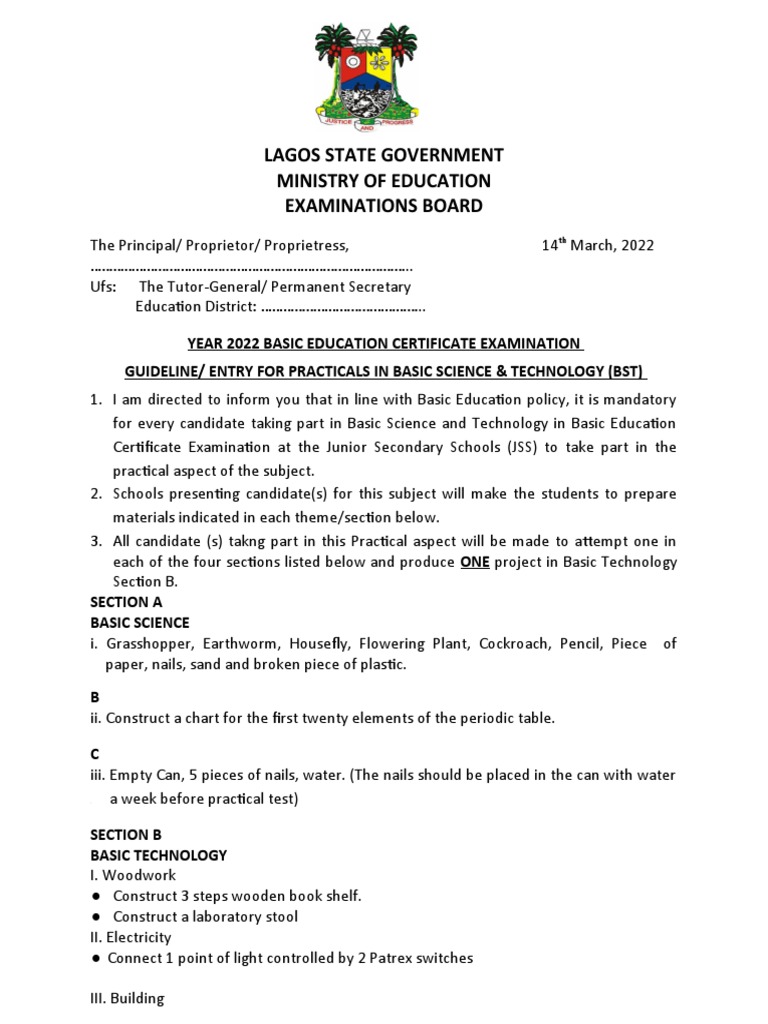 BST Practical Guideline 2022 | PDF