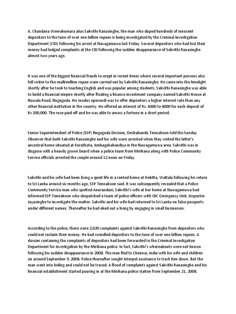 Sakvithi Ranasinghe's Case | PDF | Criminal Law | Crimes