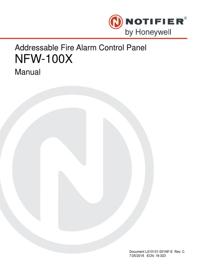NFW-100X: Addressable Fire Alarm Control Panel | PDF
