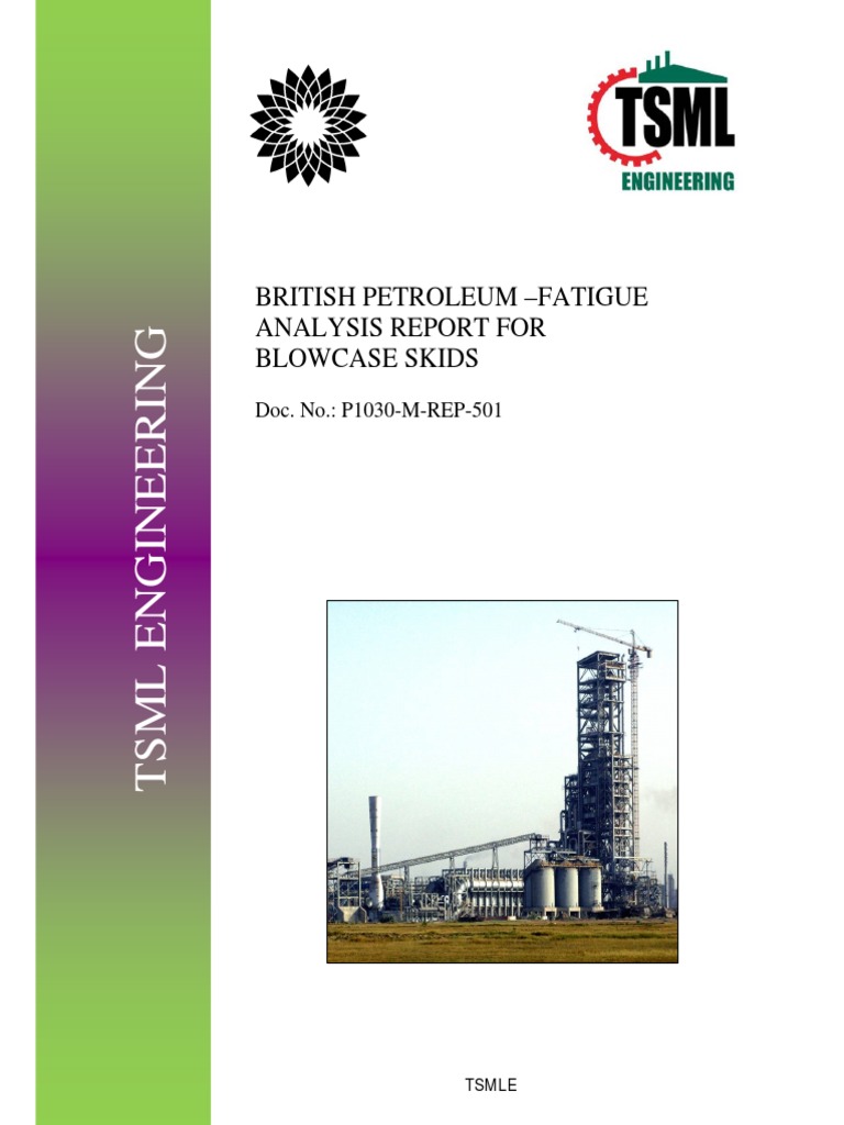 BP Fatigue Analysis Report | PDF | Fatigue (Material) | Thermal Expansion