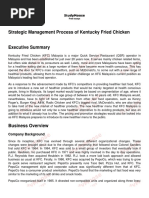 KFC Objectives | PDF | Fast Food Restaurants | Business Economics
