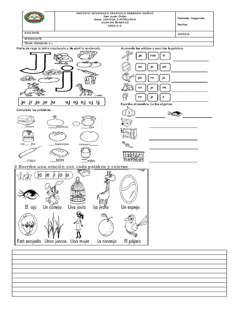 Fonema J J | PDF