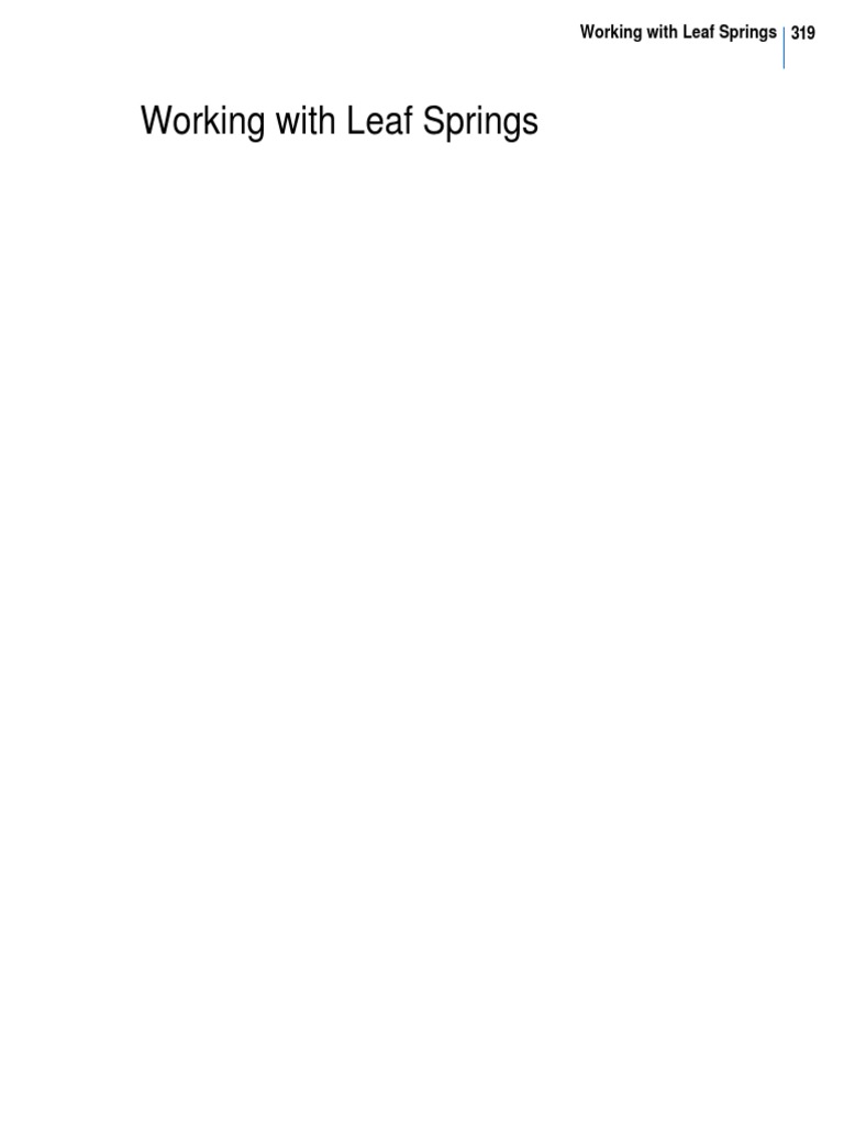 5 Leafspring | PDF | Computer File | Beam (Structure)