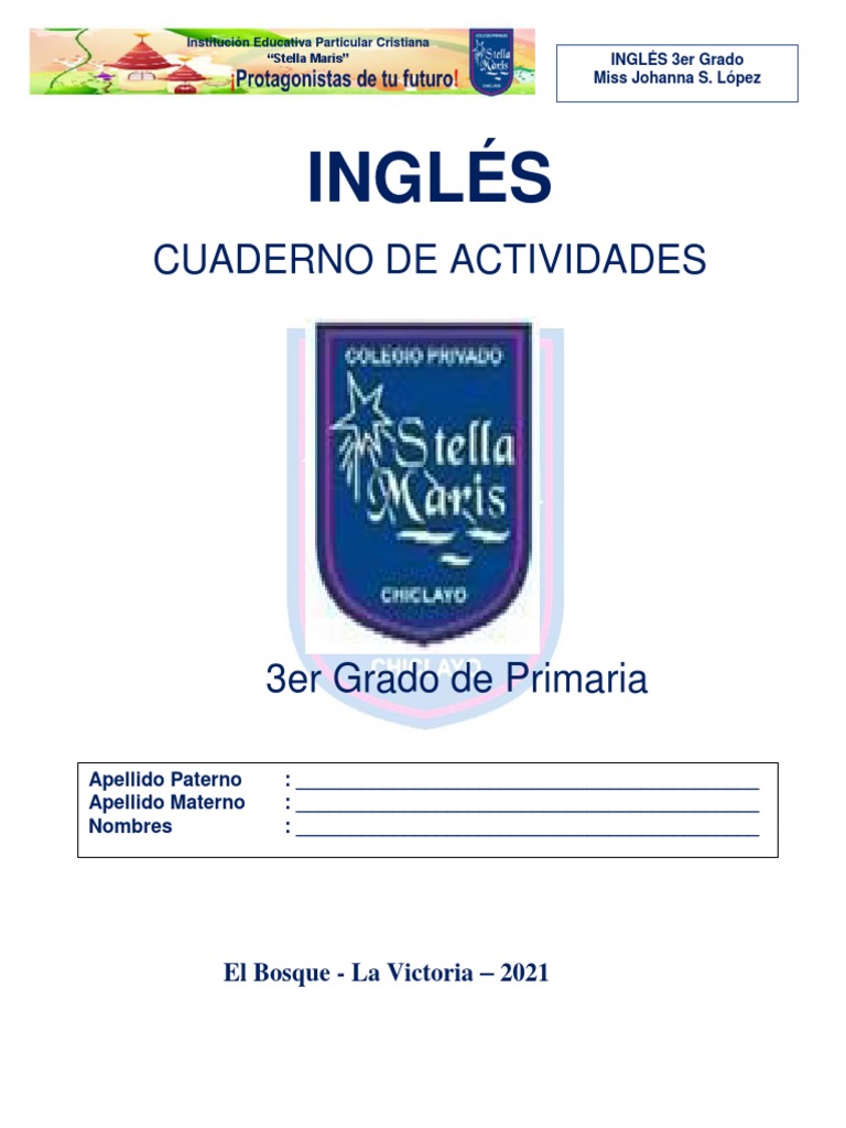 Fichas Inglés 3ero-Prim.. | PDF | Morphology | Language Arts & Discipline