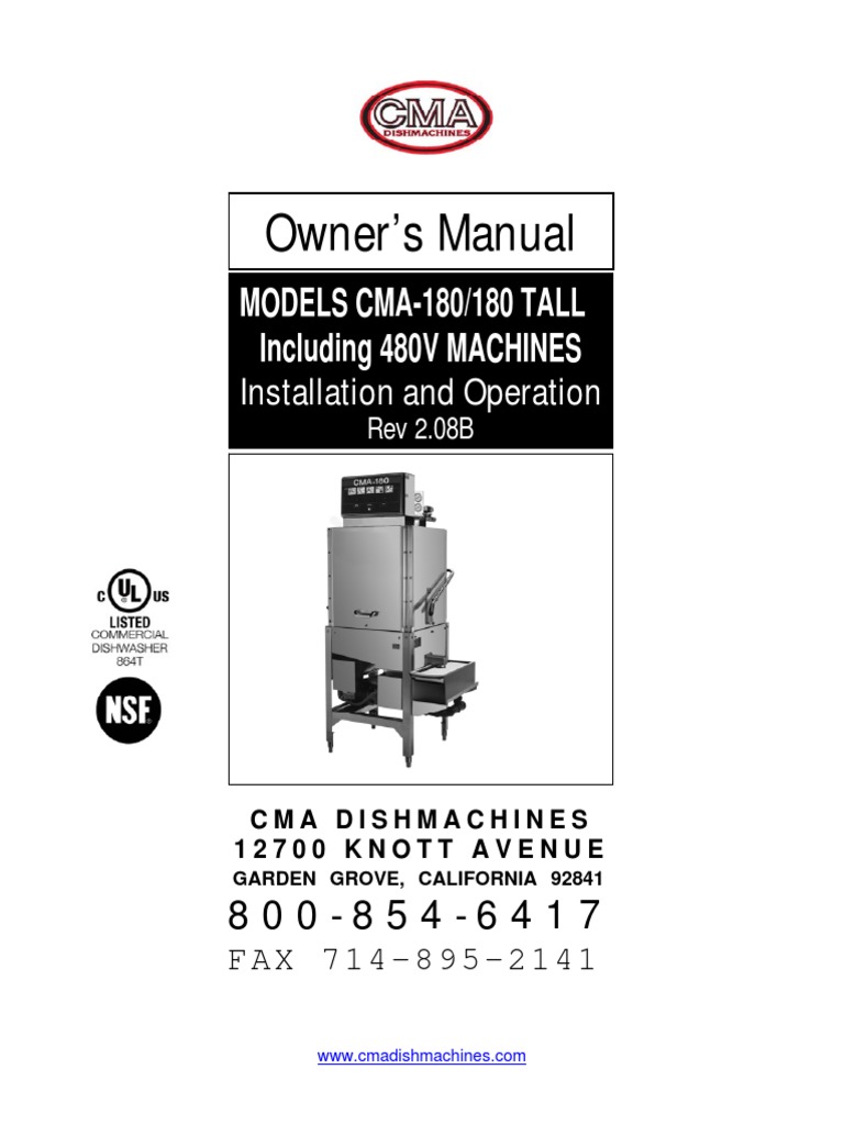 Cma-180 Service Manual | PDF