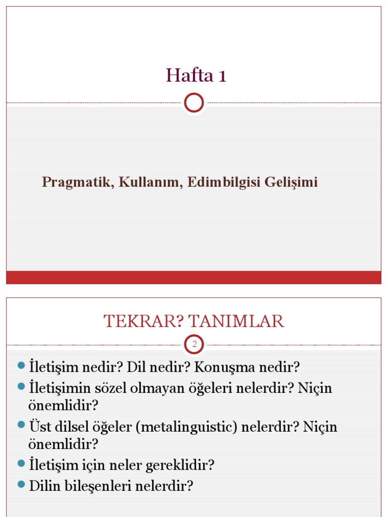 Hafta | PDF