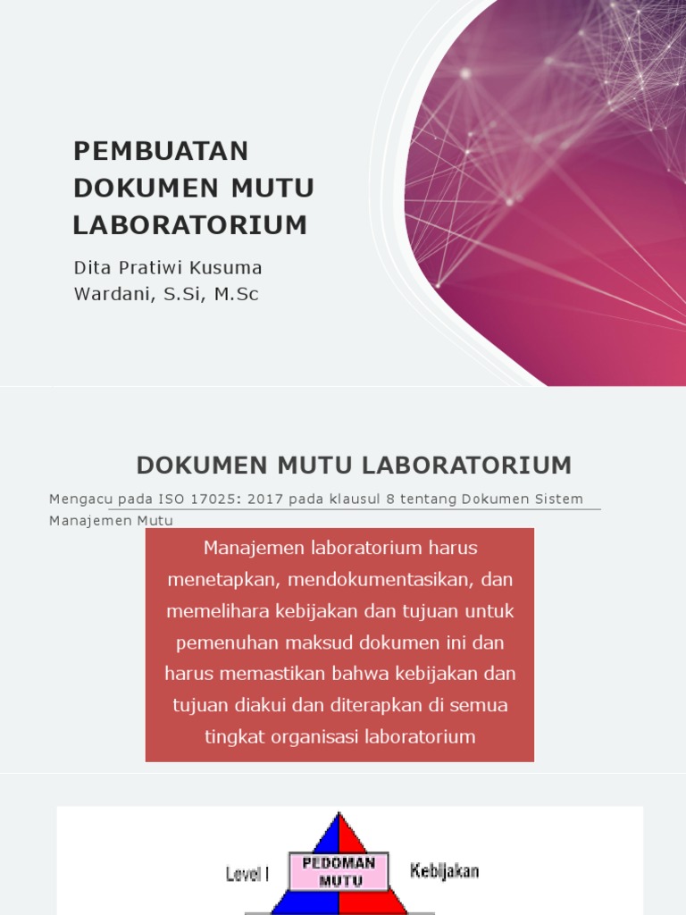 Dokumen Mutu Laboratorium | PDF