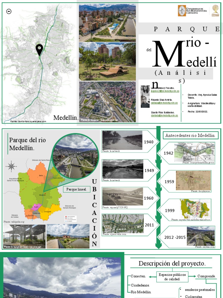 Parque Del Rio Medellin - Bioclimatica y Sustentabilidad | PDF