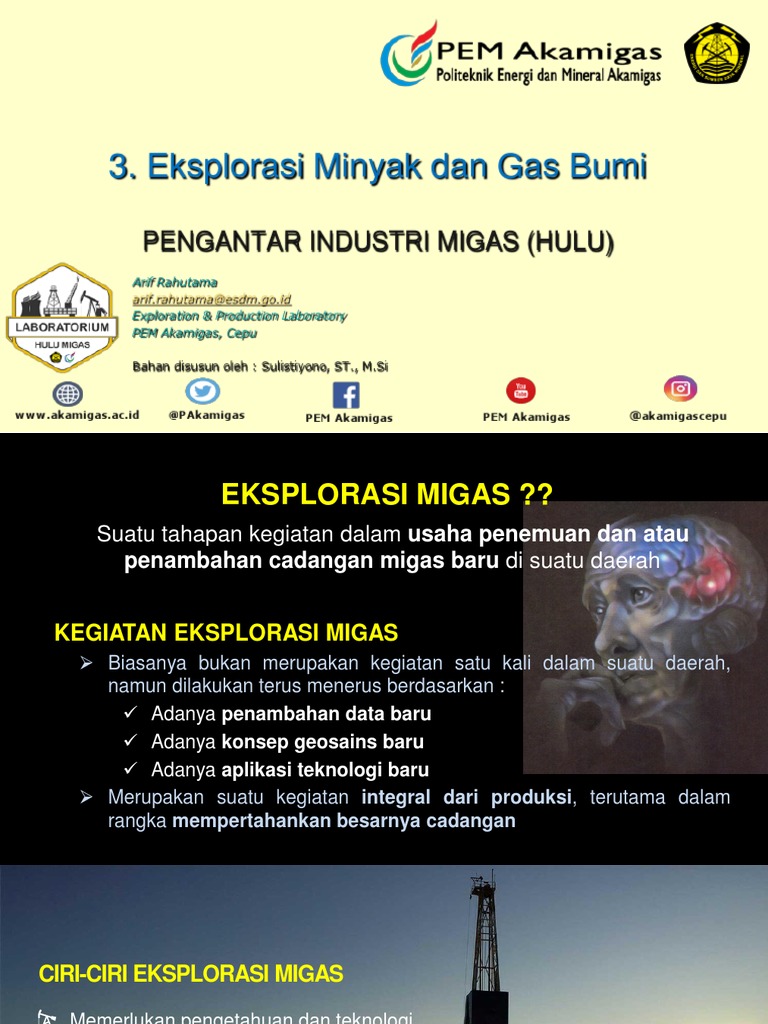 3 Eksplorasi Minyak Dan Gas Bumi | PDF