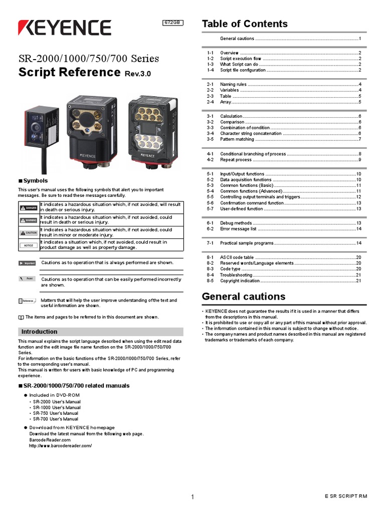Script Reference Sr 20001000750700 Series Pdf Array Data Type Variable Computer Science