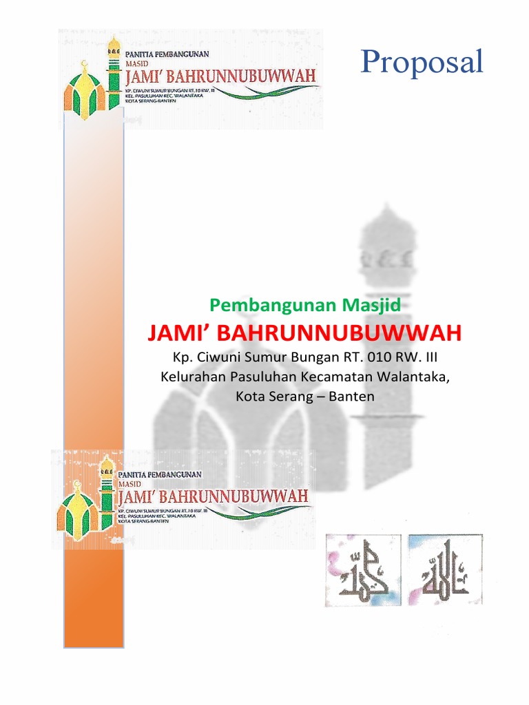 1 Lembar Isi Proposal | PDF