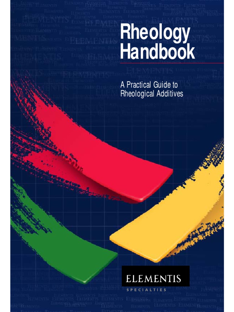 Elementis Rheology Handbook | PDF | Rheology | Shear Stress