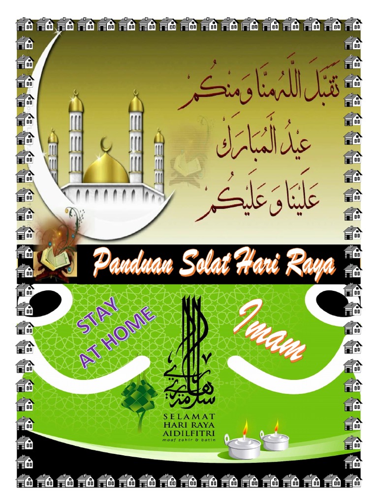 Panduan Niat dan Cara Solat Raya | PDF
