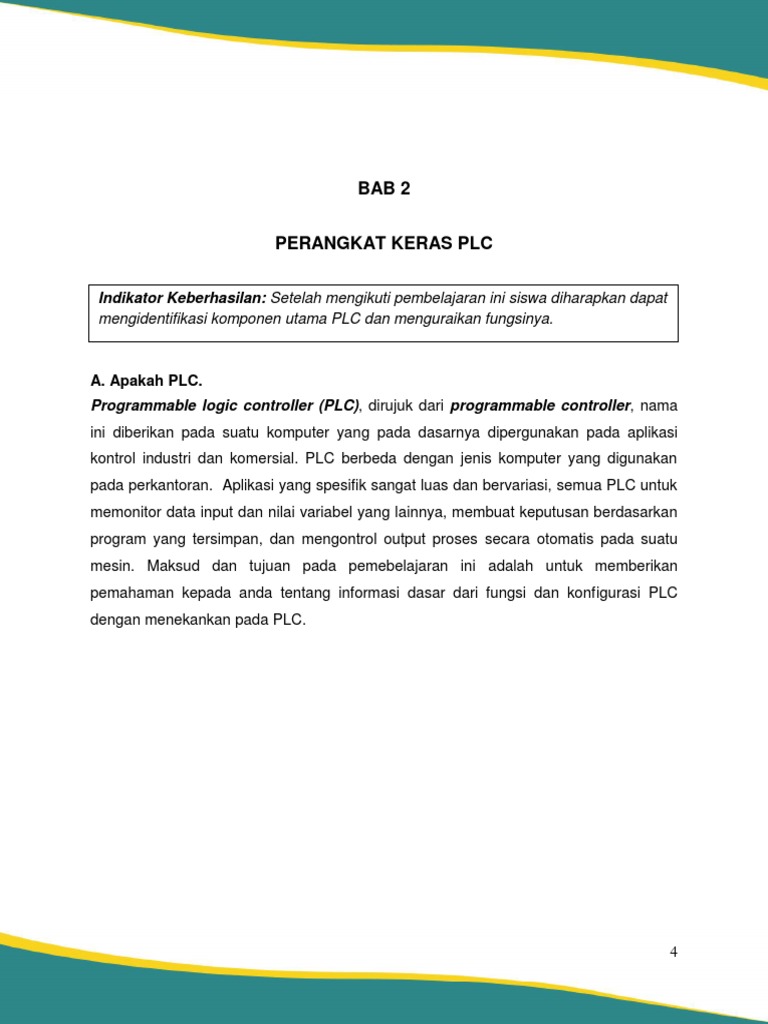 PLC - Dari Buku IML | PDF