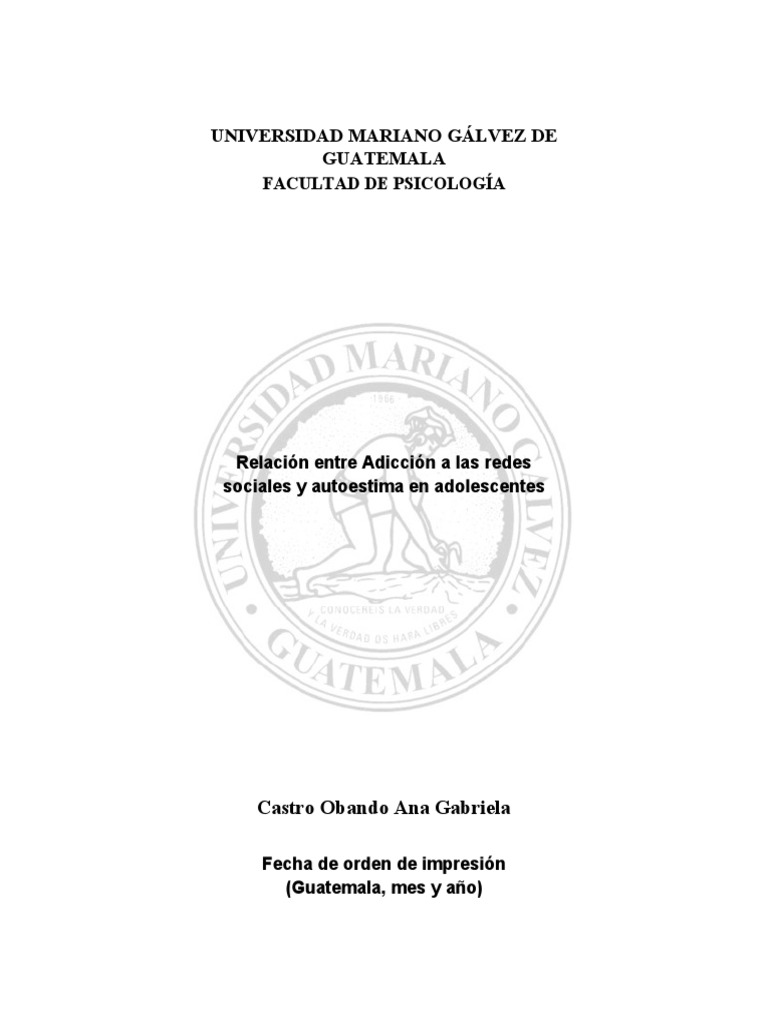 Formato para Tesis. Umg | PDF