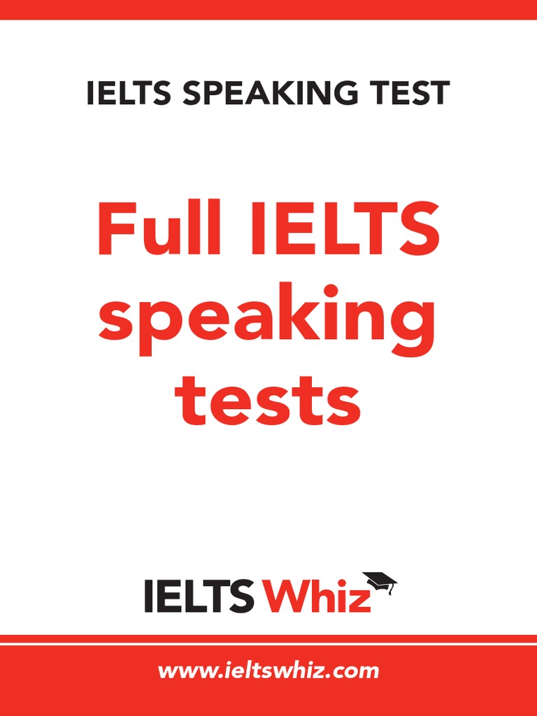 Ielts Speaking Test | PDF | International English Language Testing System