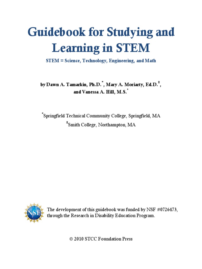 GuidebookSTEM Learning Student | PDF | Science, Technology, Engineering ...