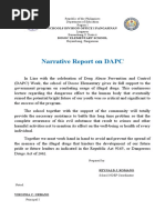 Arnedo Es Ndep Narrative Report | PDF | Self-Improvement | Wellness