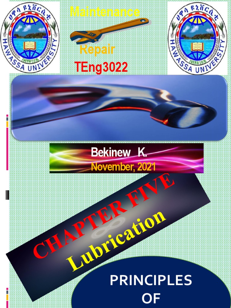 Chapter 5 Lubrication | PDF | Friction | Wear