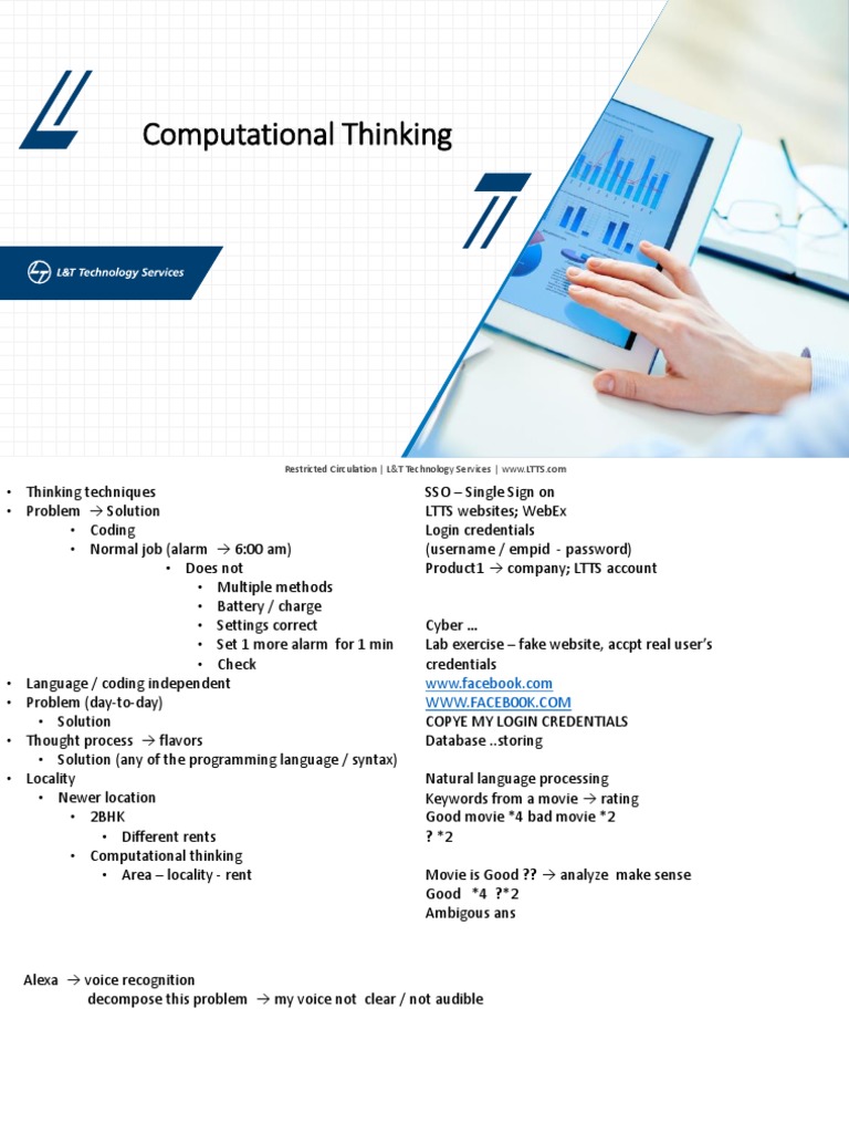 Computational Thinking - PSNP - Mar 2021 - v0.1 | PDF | Computer Programming | Thought