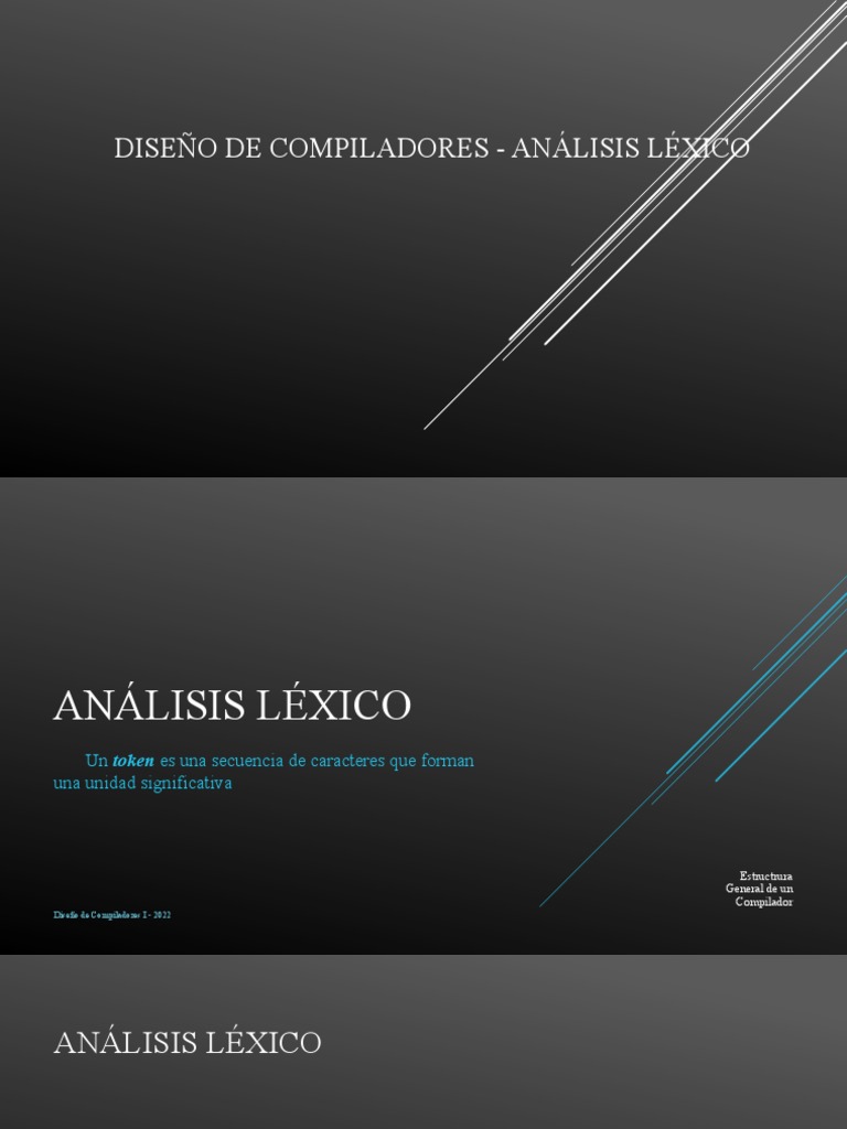 Introduccion Al Analisis Lexico | PDF | Compilador | Lenguaje de ...