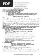 COOKERY 10 Quarter 3 LAS Number 3 | PDF | Food And Drink | Cooking