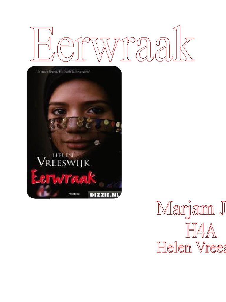 Eerwraak Literatuurverslag | PDF