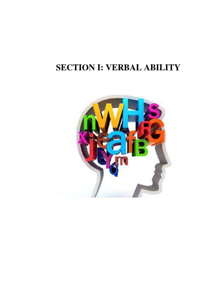 Verbal Ability Pre Placement Notes | PDF