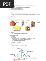 Detailed Lesson Plan | PDF | Volume | Surface Area