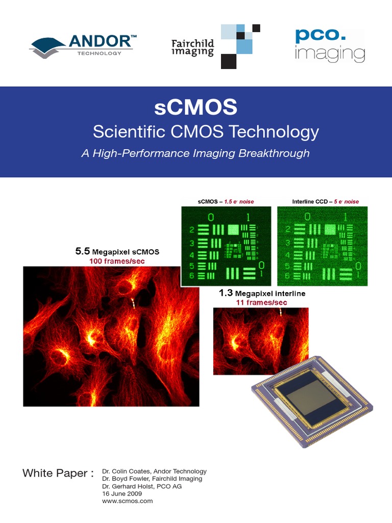 Scientific CMOS - Advantages | Descargar gratis PDF | Charge Coupled ...