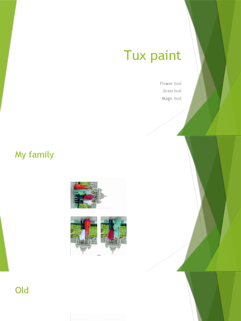 Tux Paint: Flower Tool Grass Tool Magic Tool | PDF