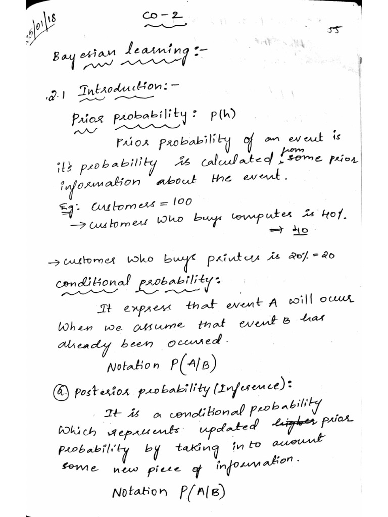 Unit-1 Machine Learning Notes | PDF