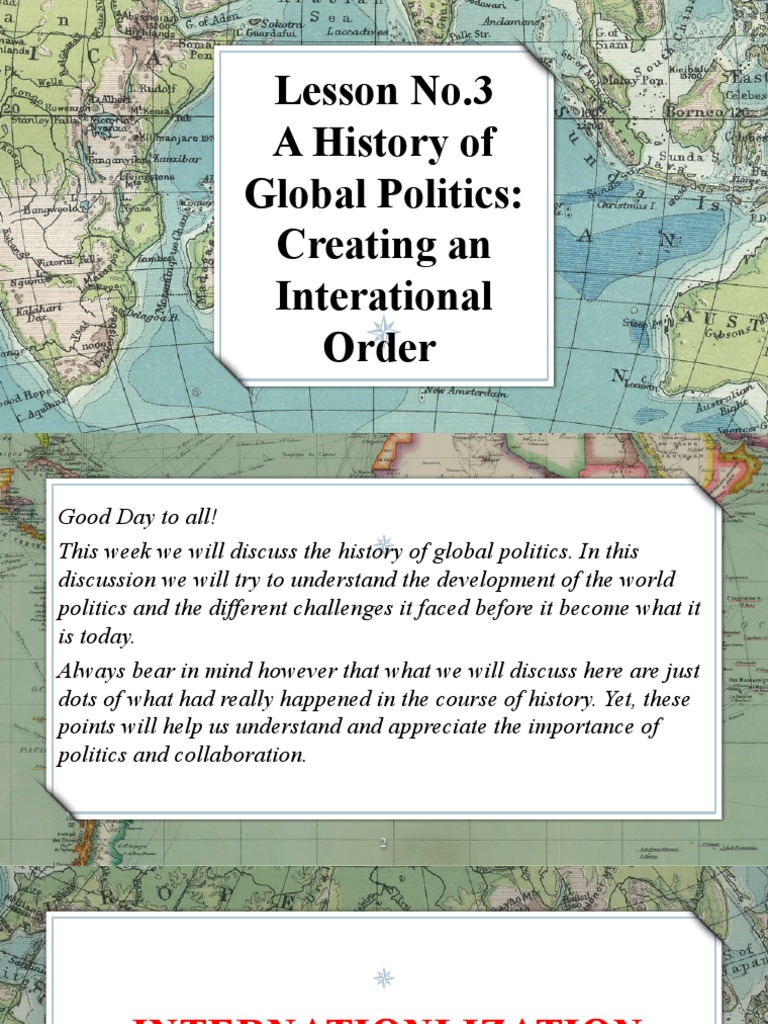 Lesson 3 A History of Global Politics | PDF | Communist International ...