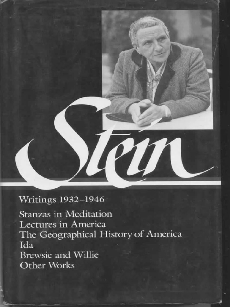 Gertrude Stein - Writings 1932-1946 - Portraits and Repetition (1998 ...