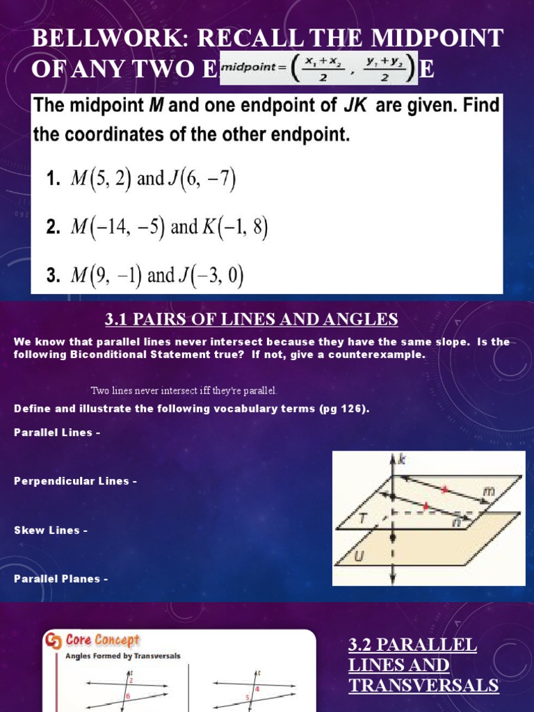 Parallel Lines and Transversals | PDF | Geometry | Elementary Geometry