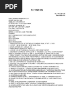 Fixture Note (Chartering) -Minh Nguyện | PDF