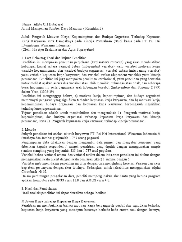 Contoh Critical Review Jurnal | PDF