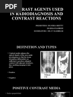 Overview of Contrast Media in Radiology | PDF | Radiography | X Ray