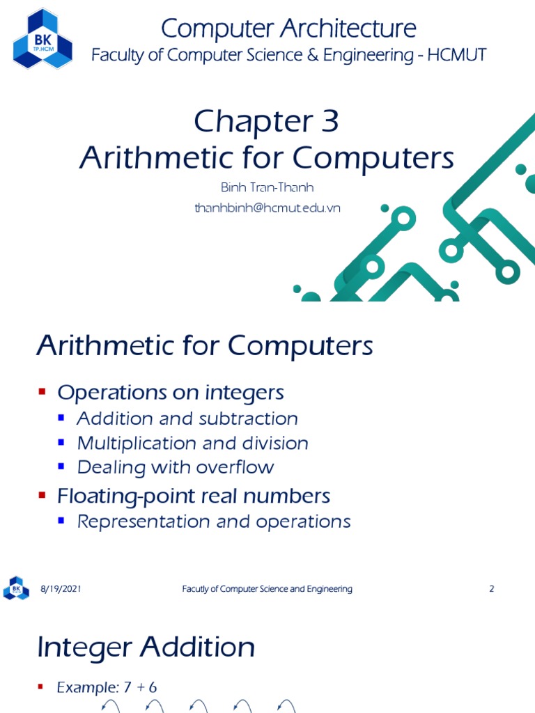 Computer Architecture: Arithmetic For Computers | PDF | Computer Architecture | Computer Hardware