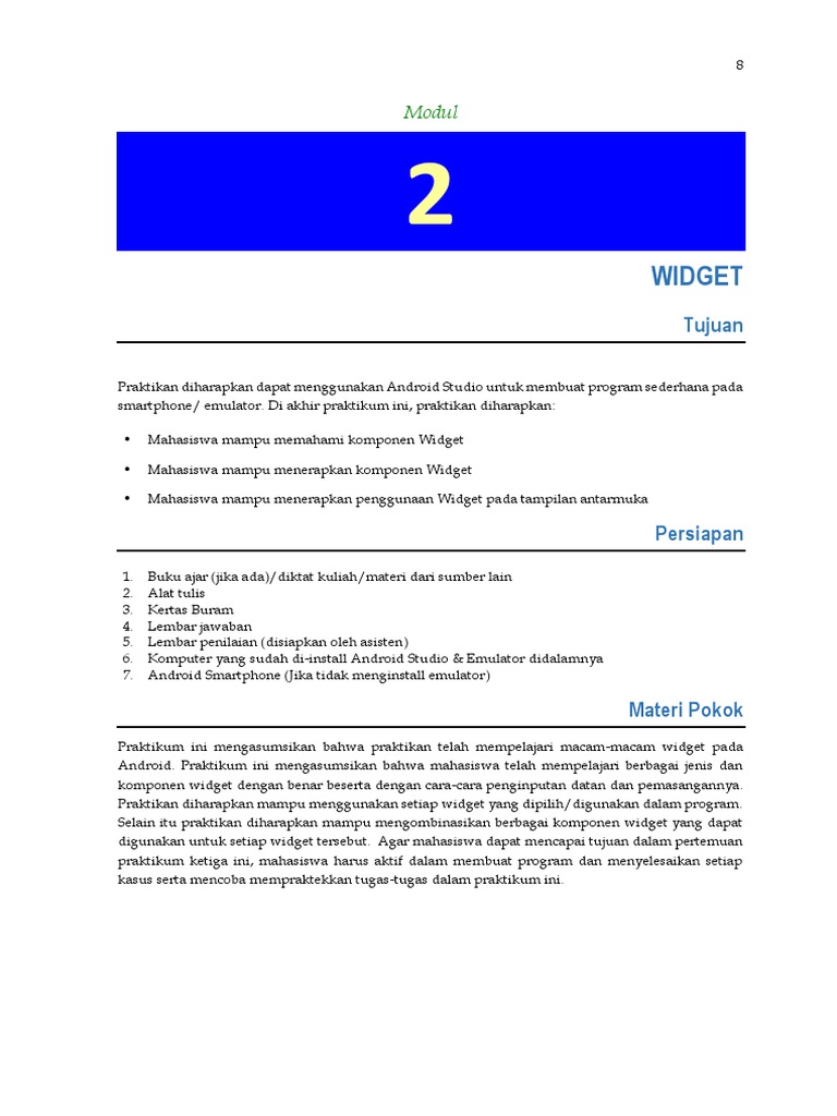 Modul 2 PPB I | PDF