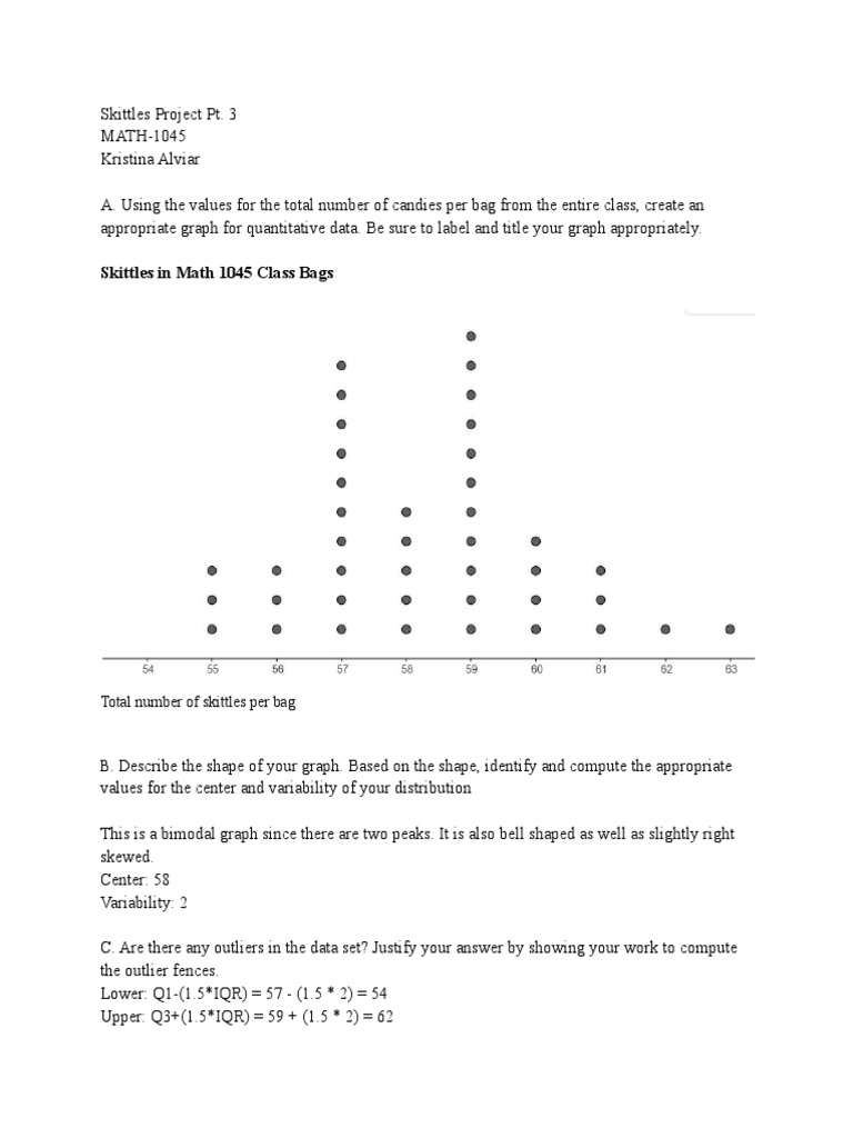 Skittles Project 3 1 | PDF | Statistical Hypothesis Testing ...