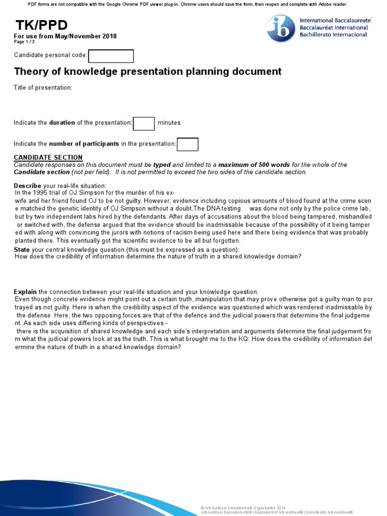 PPD Form November 2019 | PDF