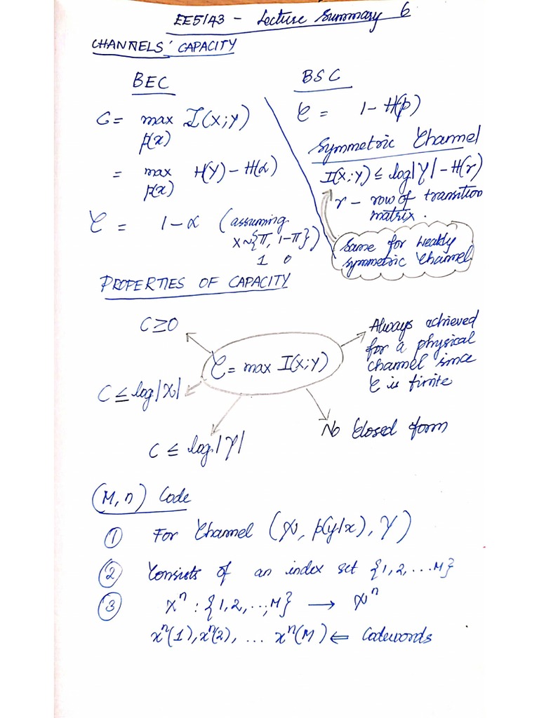 Ee5143 Lecturesummary 5 | PDF