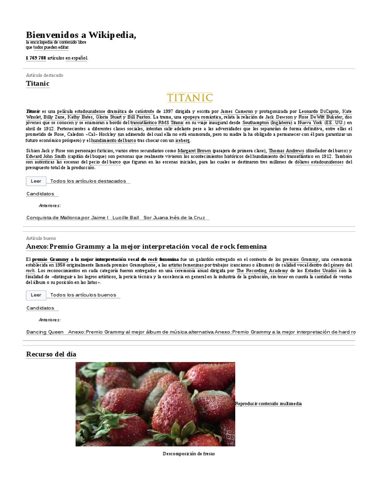 Wikipedia Portada | PDF