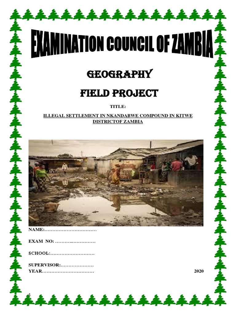 FIELD PROJECT-Settlement | PDF | Poverty | Poverty & Homelessness