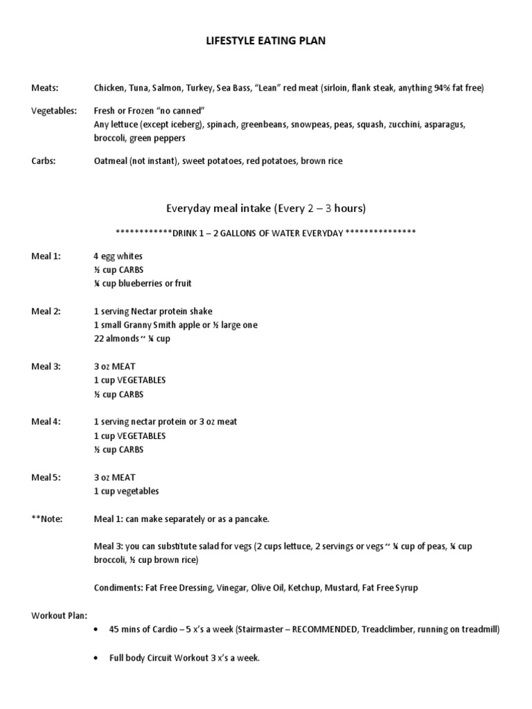 Balanced Lifestyle Eating Plan Guide | PDF