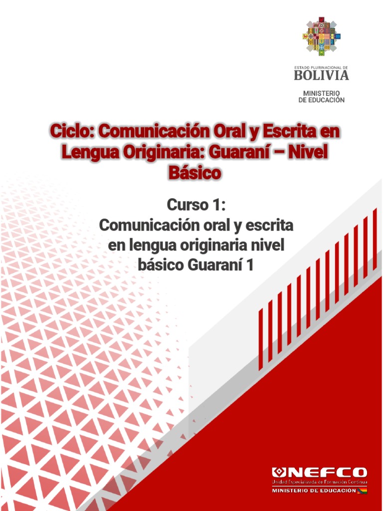 Guaran Basico 1 | PDF | Pronombre | Lingüística