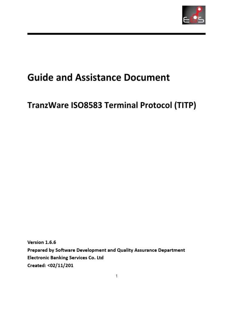 POS - TITP - Guide - and - Assistance - DocumentV 1 6 7 | PDF | Point ...
