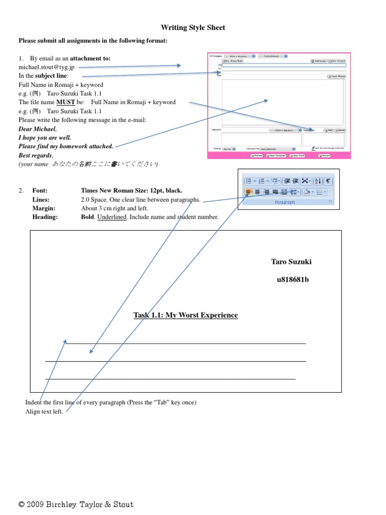Style Sheet | PDF | Language Arts & Discipline