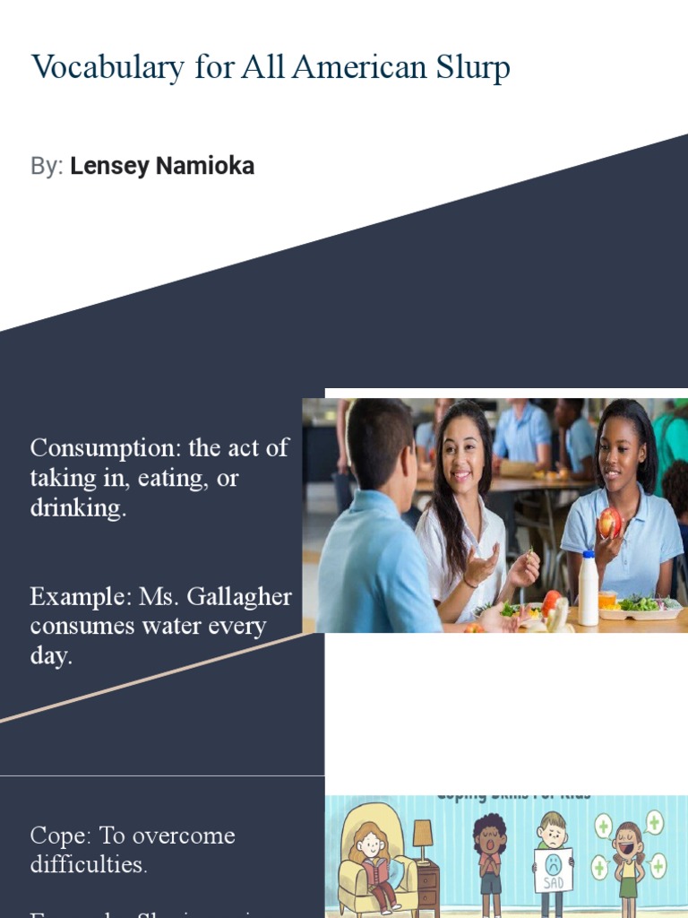 All American Slurp Vocab W Images | PDF